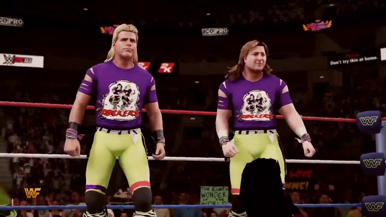 WWE 2k18 The Rockers - YouTube