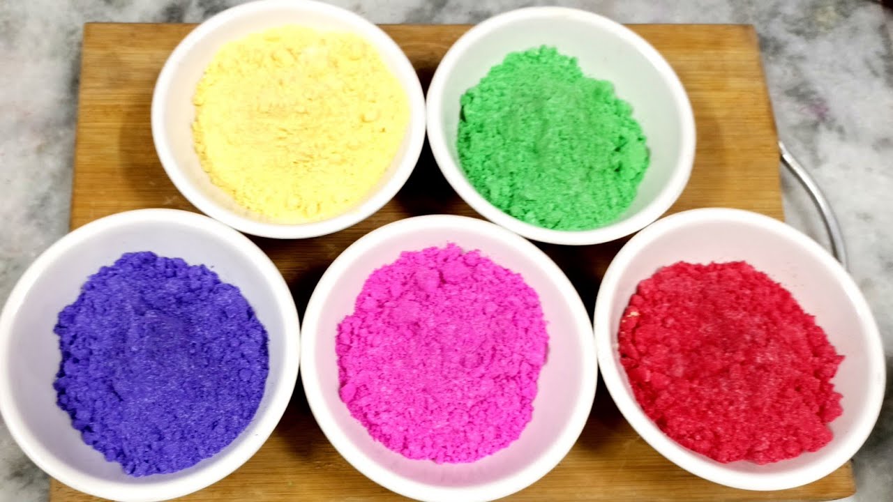 how to make rangoli colour at home// सिर्फ 2 मिनट में रंगोली कलर घर पर ...