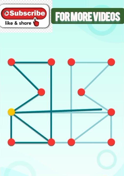 Smart puzzle one line game | Very hard level 9 | Glorious trick to solve one line puzzle game ...
