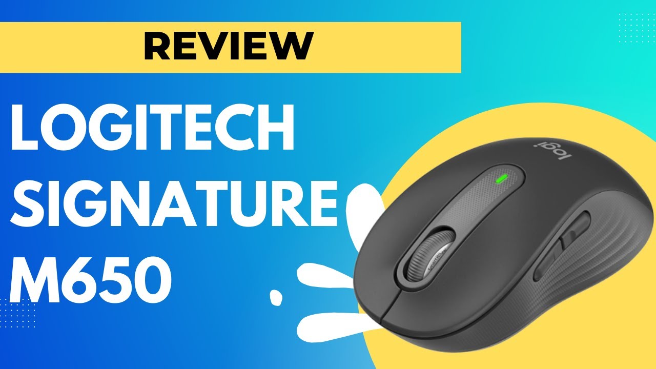 Logitech Signature M650 Review | The Newest M Series Mouse - YouTube