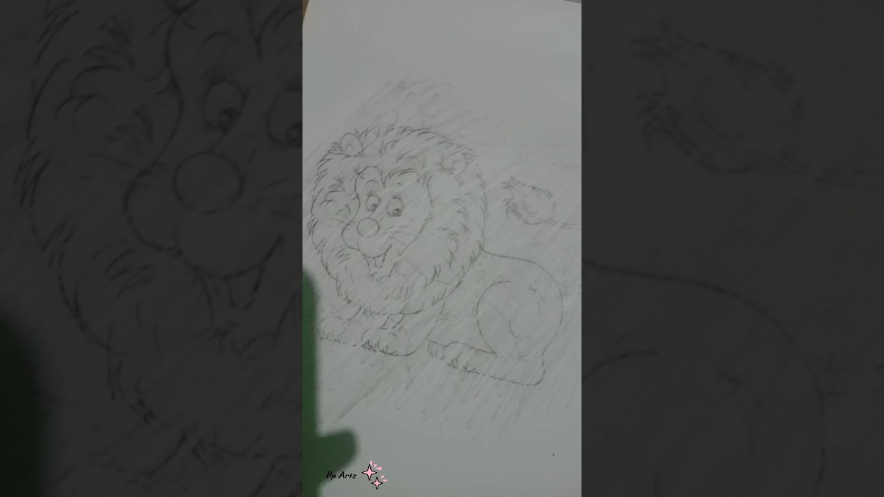Shade and find the lion.. #scribble_art #shades #pencil #pencilsketch #magicart - YouTube