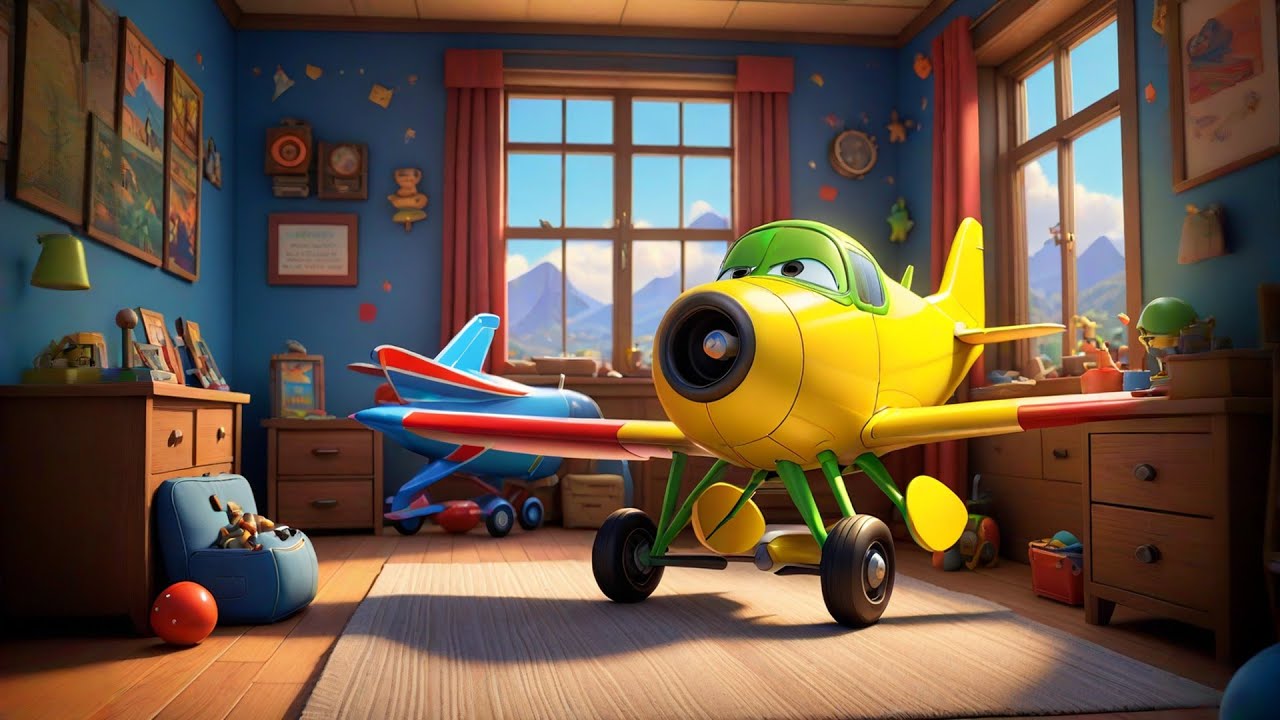 Two Toy Airplanes Fly So Fine | Airplane Song for Kids | Fun Counting ...