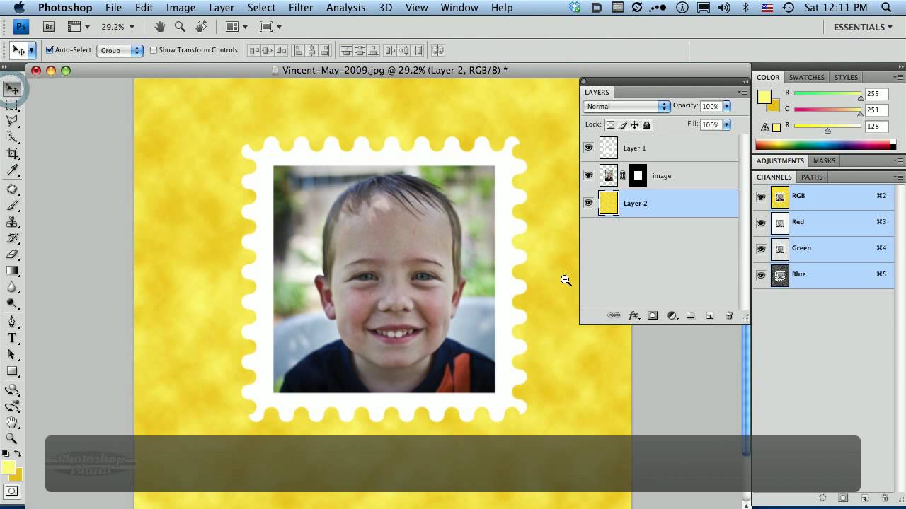 101 Postage-Themed Photoshop Brushes Vol. 1 Basic Tutorial - YouTube