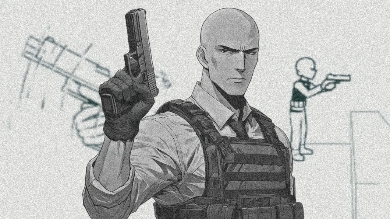 Bald dude with a pistol || Animation WIP - YouTube