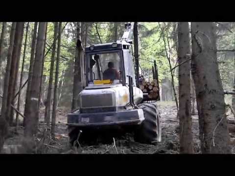 Ponsse Bison Forwarder - YouTube