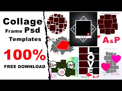 Photo Collage PSD Free Download | 100% PSD Free Download |AP