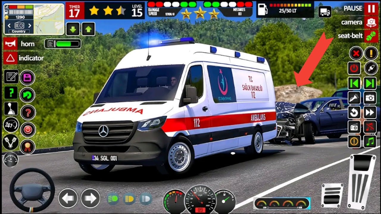 Ambulance Game City Rescue 3D - Ambulance Simulator Indonesia - Android ...