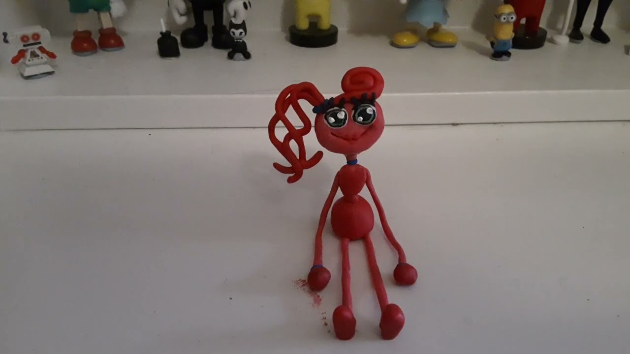 I made a cute little baby Mommy long legs out of clay! - YouTube