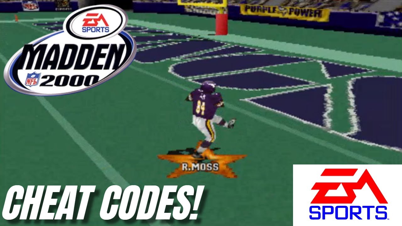 Madden 2000 PlayStation Gameplay With Cheat Codes! - YouTube