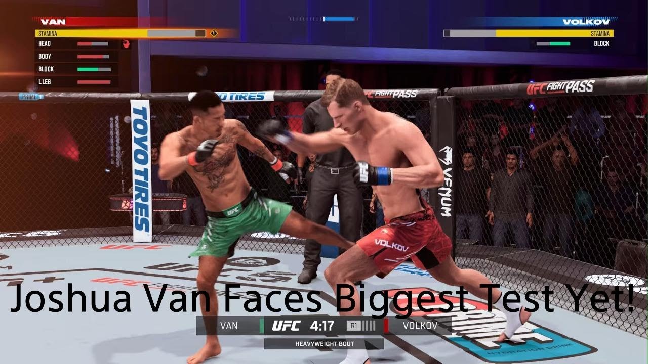 UFC 5 Joshua Van vs Alexander Volkov (Pro AI) - YouTube