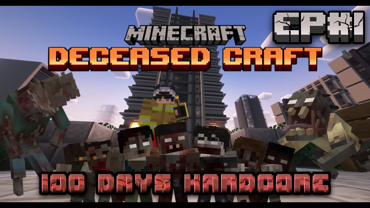 Minecraft Survival |100 DAYS HARDCORE | DeceasedCraft | Podre ...