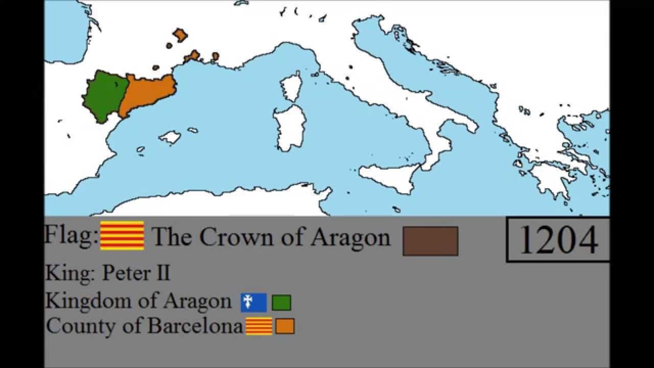 Rise and fall of Aragon: Every year - YouTube