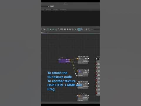 How to add the 2D texture node to other texture nodes #maya #pbr #3d # ...