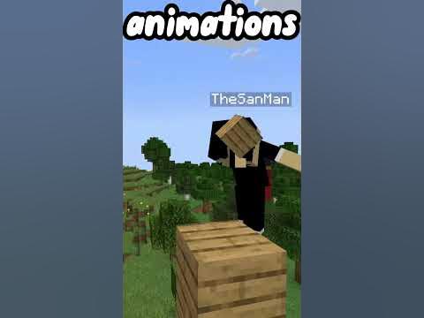 The BEST Minecraft animation mod - YouTube