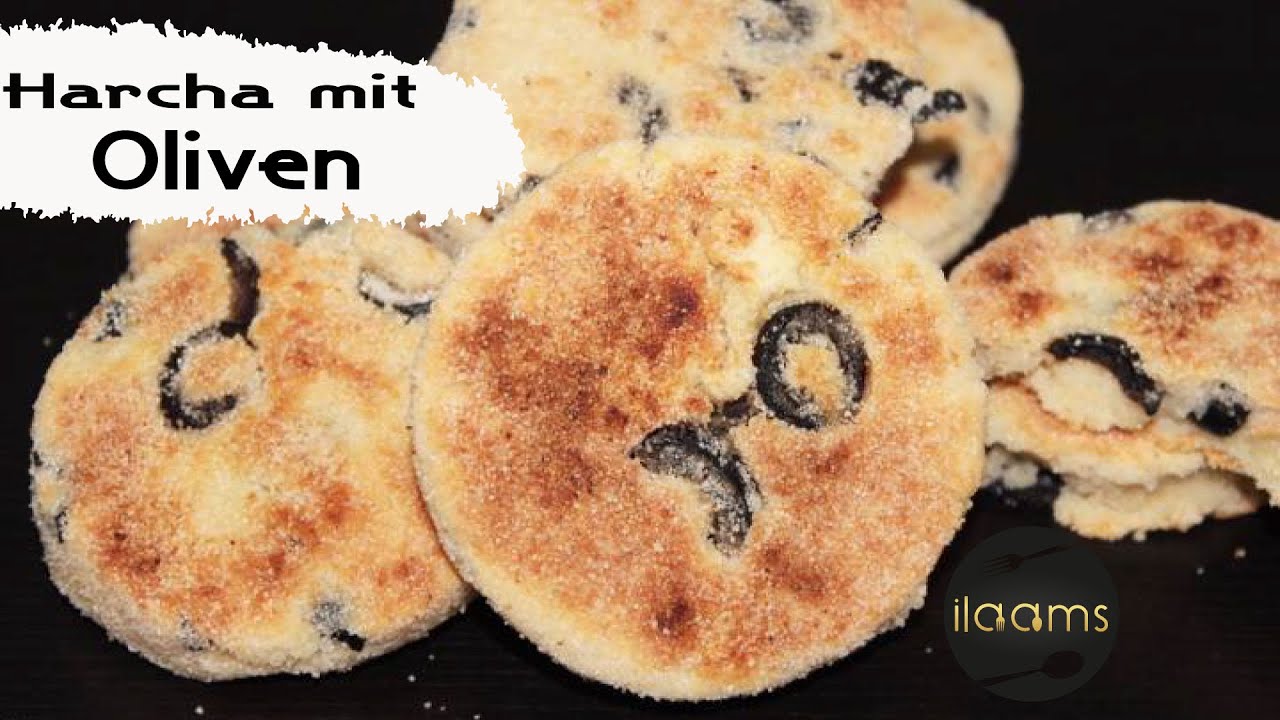 Harcha mit Oliven / Marokkanische Harcha - YouTube