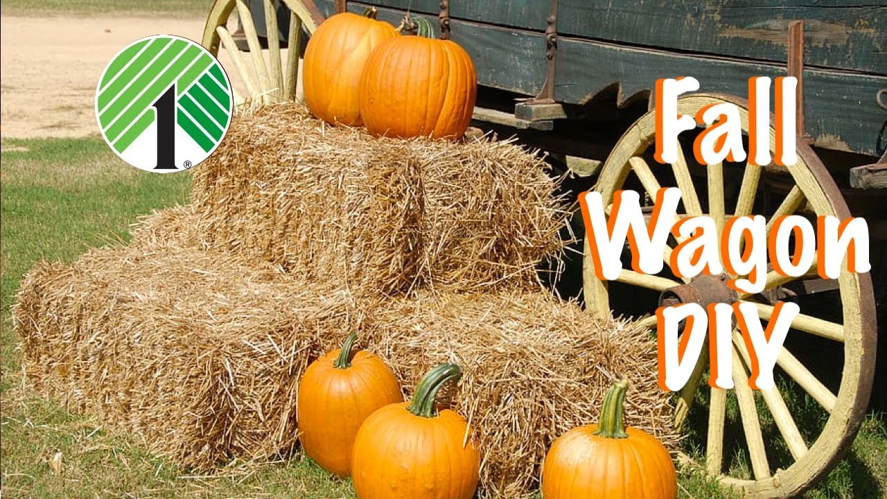 DIY Fall Wagon Cart - YouTube