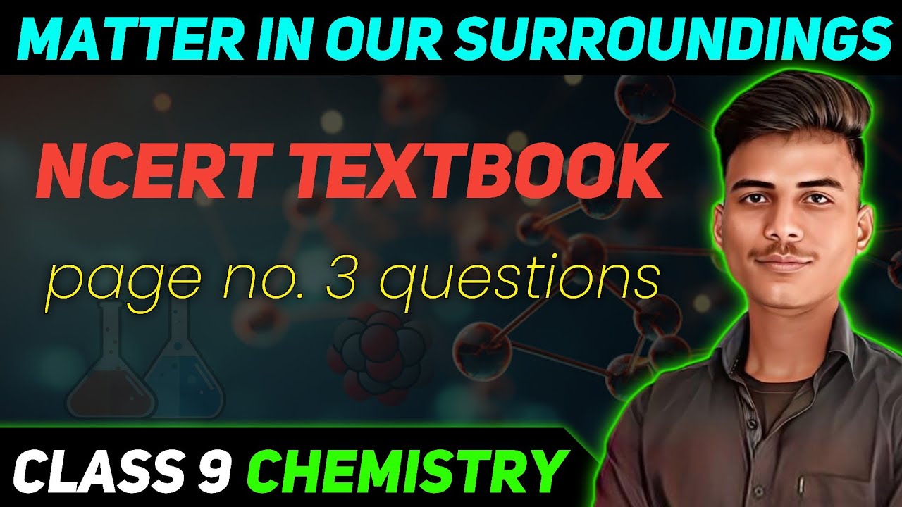 Class 9 Chemistry Chapter 1 NCERT Solutions | Class 9 Chemistry Chapter ...