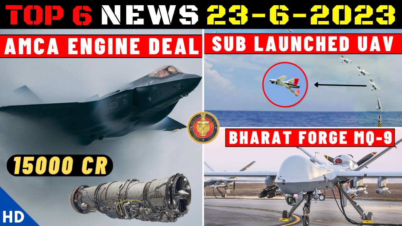 Indian Defence Updates : 15000 Cr Engine Deal,Sub Launched UAV,MQ-9 by ...