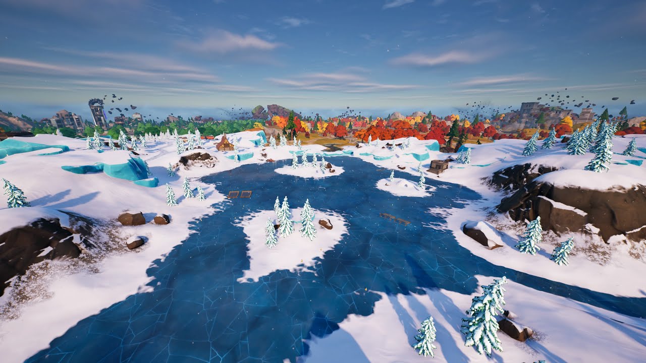 Fortnite location Ice Islets - YouTube