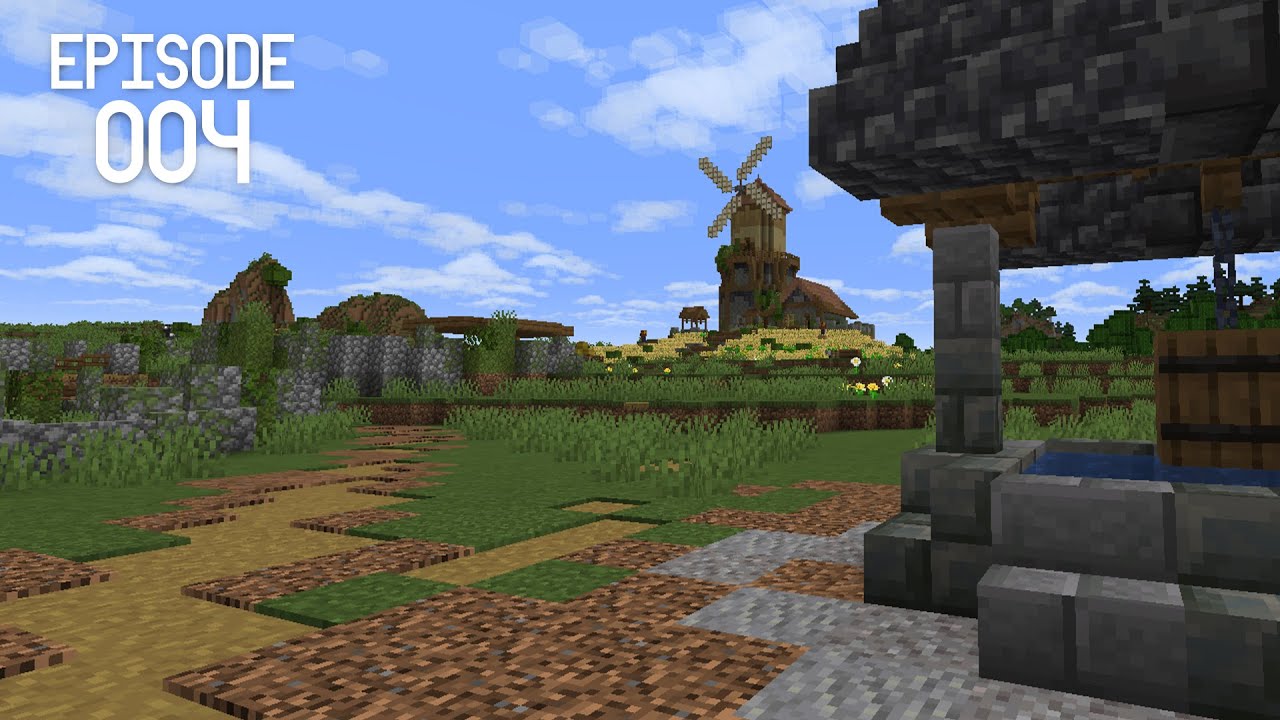 A beautiful windmill with a wheat farm inside | JessShyin's Survival ...