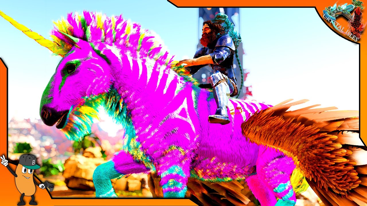 HOW TO TAME EMBER PEGASUS IN CRYSTAL ISLES | Ark Crystal Isles ...