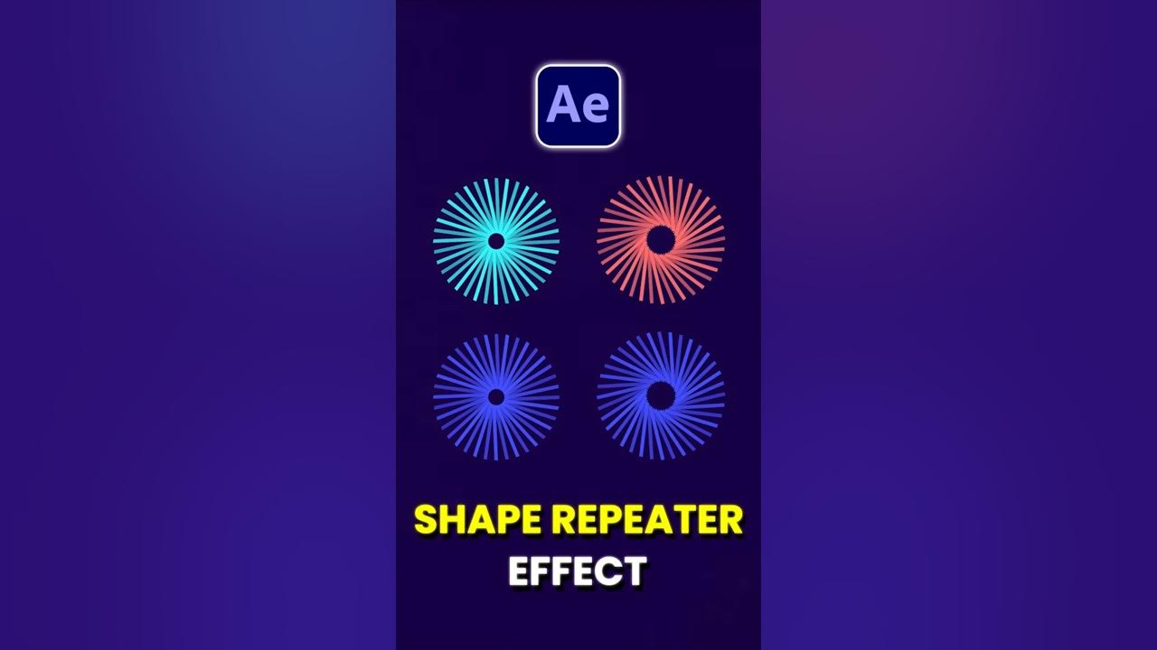 Create A Repeater Effect In After Effects #tutorial #aftereffects #howto - YouTube