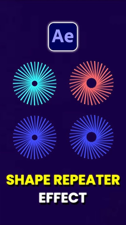 Create A Repeater Effect In After Effects #tutorial #aftereffects #howto - YouTube