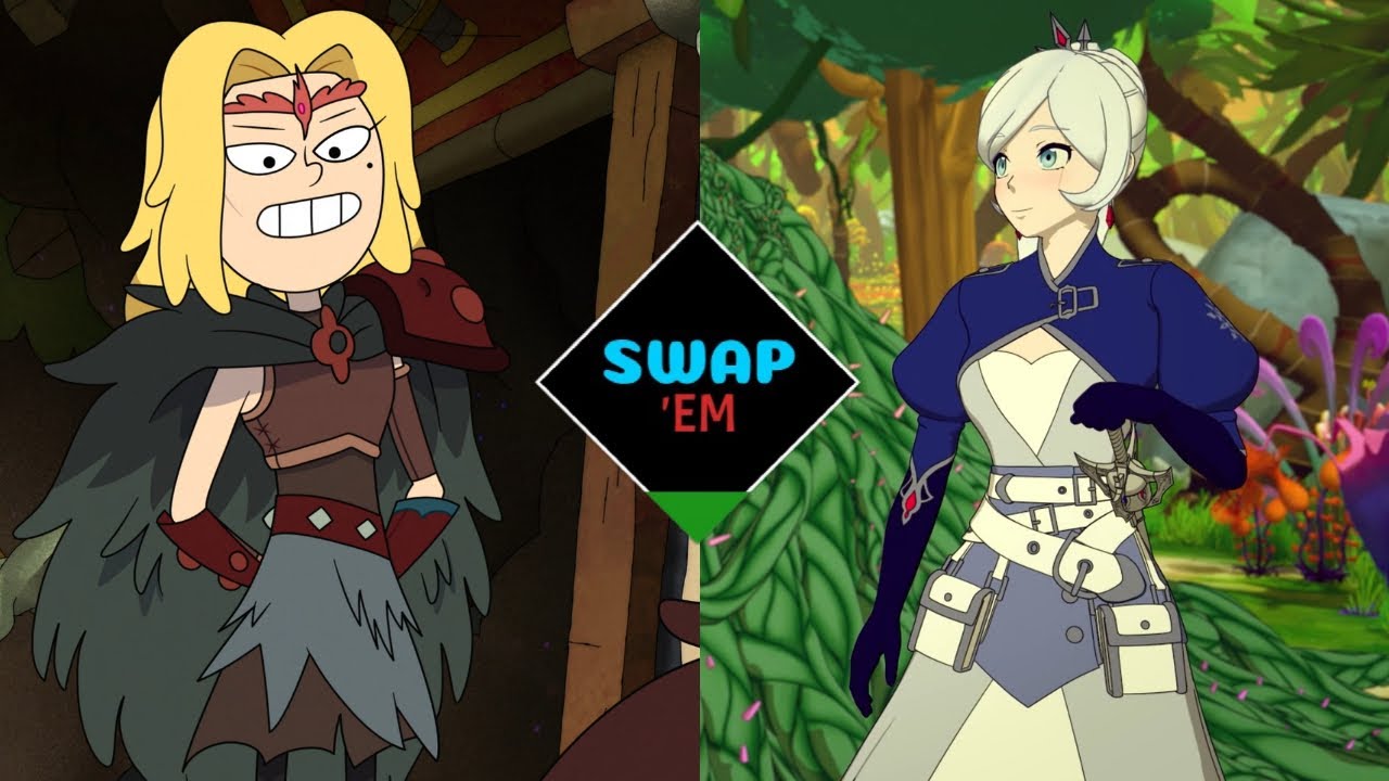 SASHA AND WEISS VOICE SWAP | Amphibia/RWBY - YouTube