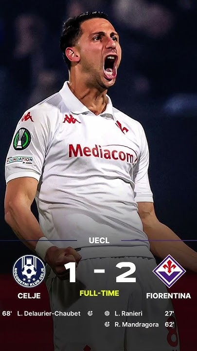 La Fiorentina s'impose 2-1 à Celje #Fiorentina #CeljeFiorentina #UECL #Football #ViolaInEurope # ...