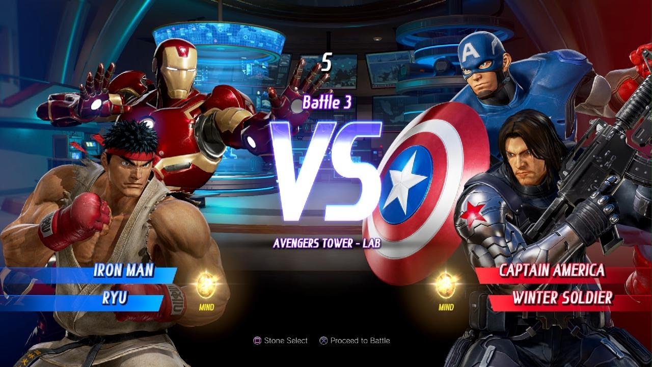 MARVEL VS. CAPCOM: INFINITE: Iron Man/Ryu Arcade Playthrough - YouTube