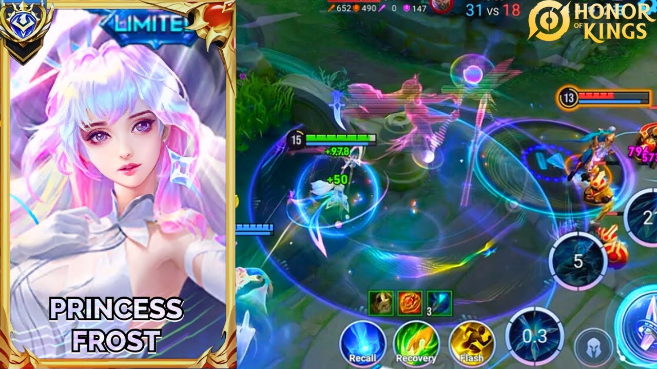 PRINCESS FROST | BEST MID CARRY TEAM HONOR OF KINGS GAMEPLAY - YouTube