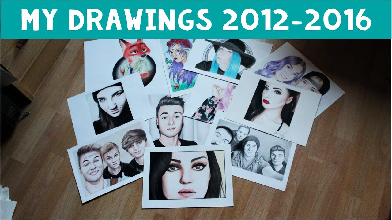 MY DRAWINGS 2012 - 2016 - YouTube