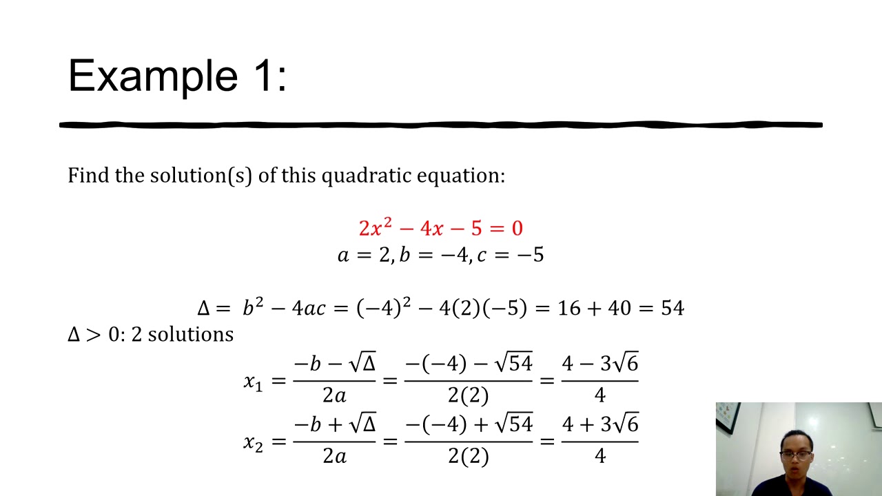 Sợ Toán - SAT Instant 005 - Quadratic Equation (Pt 1) - YouTube