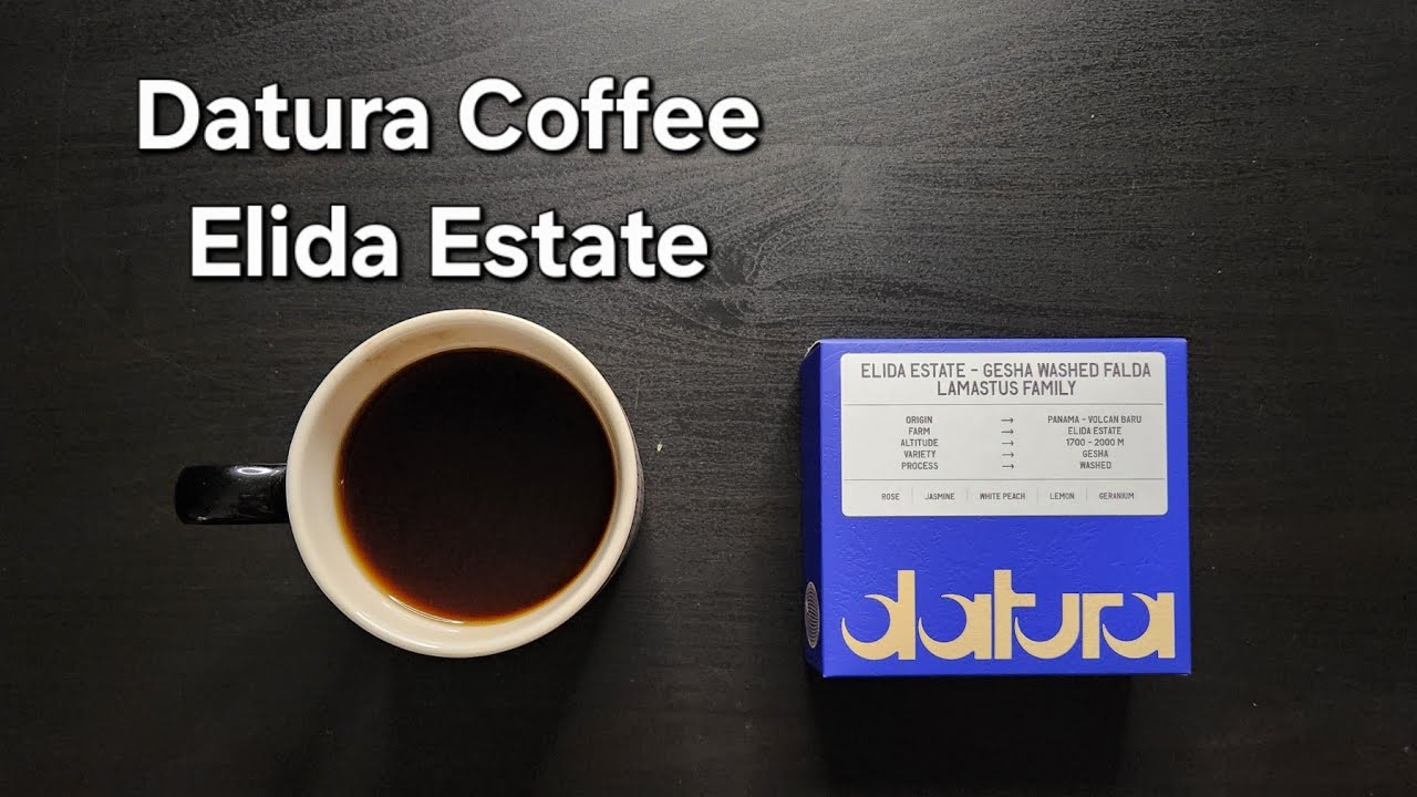 Datura Coffee Review (Paris, France)- Washed Panama Elida Estate Falda ...