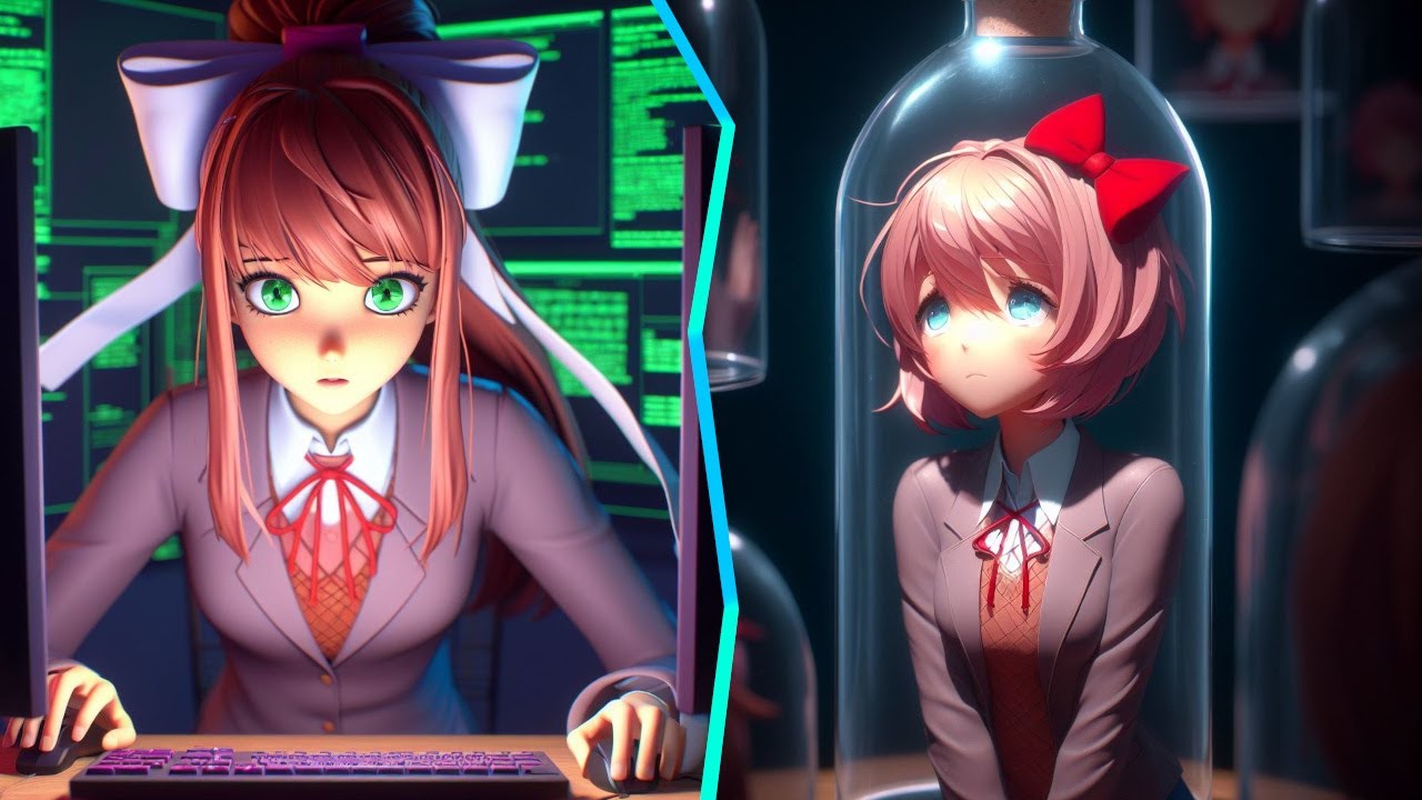 DDLC pero... En una Película de DISNEY?? - YouTube