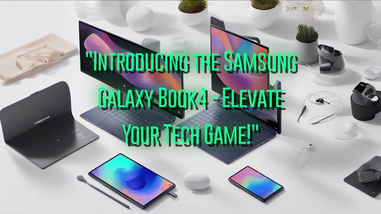 Introducing the Samsung Galaxy Book4 - Elevate Your Tech Game! - YouTube