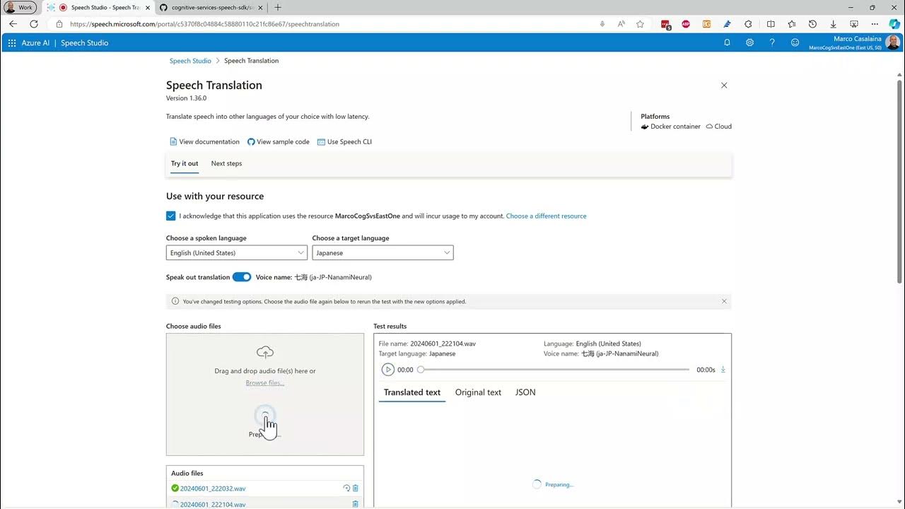 Real Time Speech To Speech Translation with Azure AI - YouTube