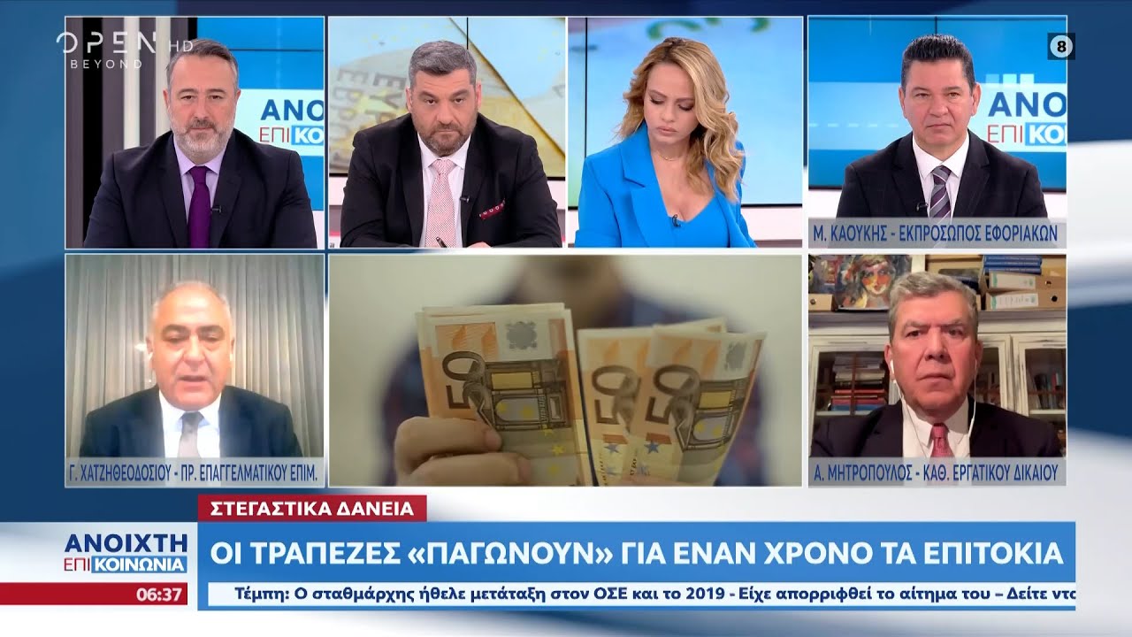 Ο Γ. Χατζηθεοδοσίου για το «πάγωμα» επιτοκίων των δανείων - YouTube