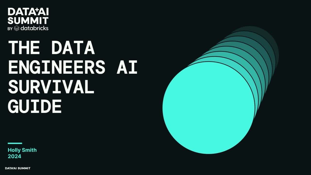 Data Engineers AI Survival Guide - YouTube