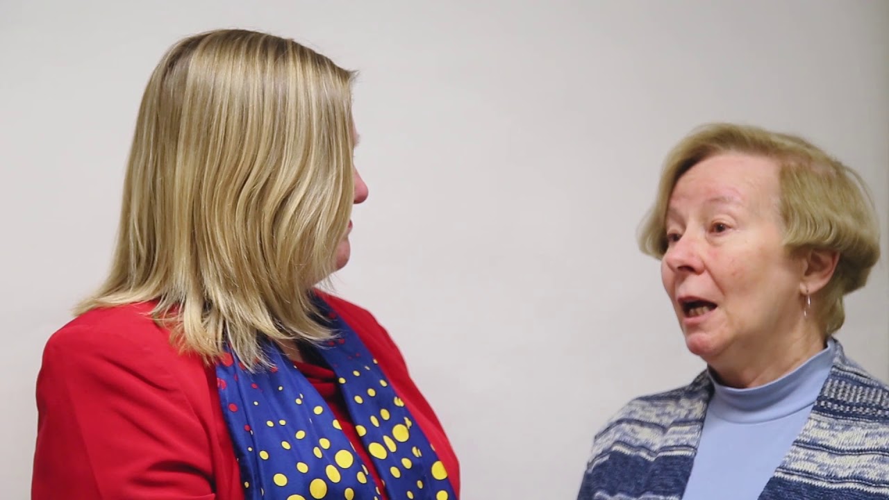 Watch past QUAA President Sue Bates meet a donor - YouTube