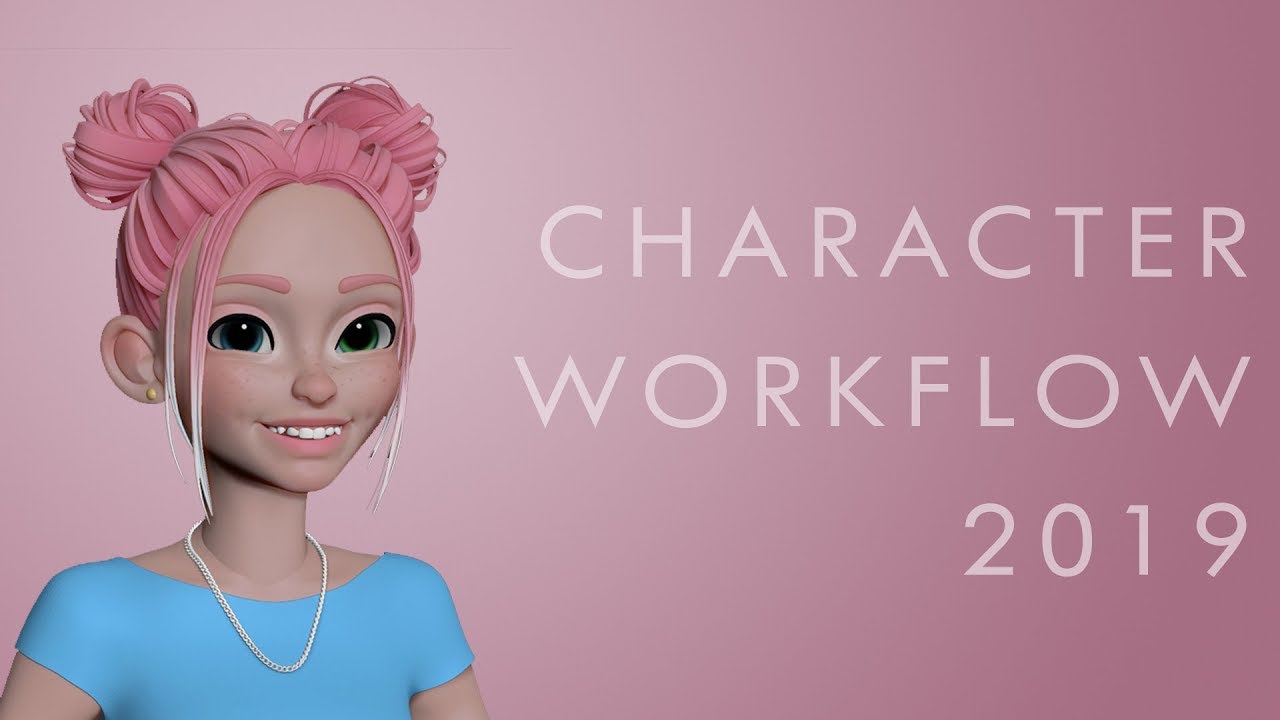 My 3D Character Workflow 2019 - YouTube