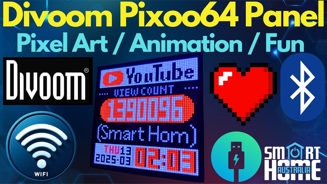 Divoom Pixoo 64 Review: Smart LED Panel Features & Setup Guide - YouTube
