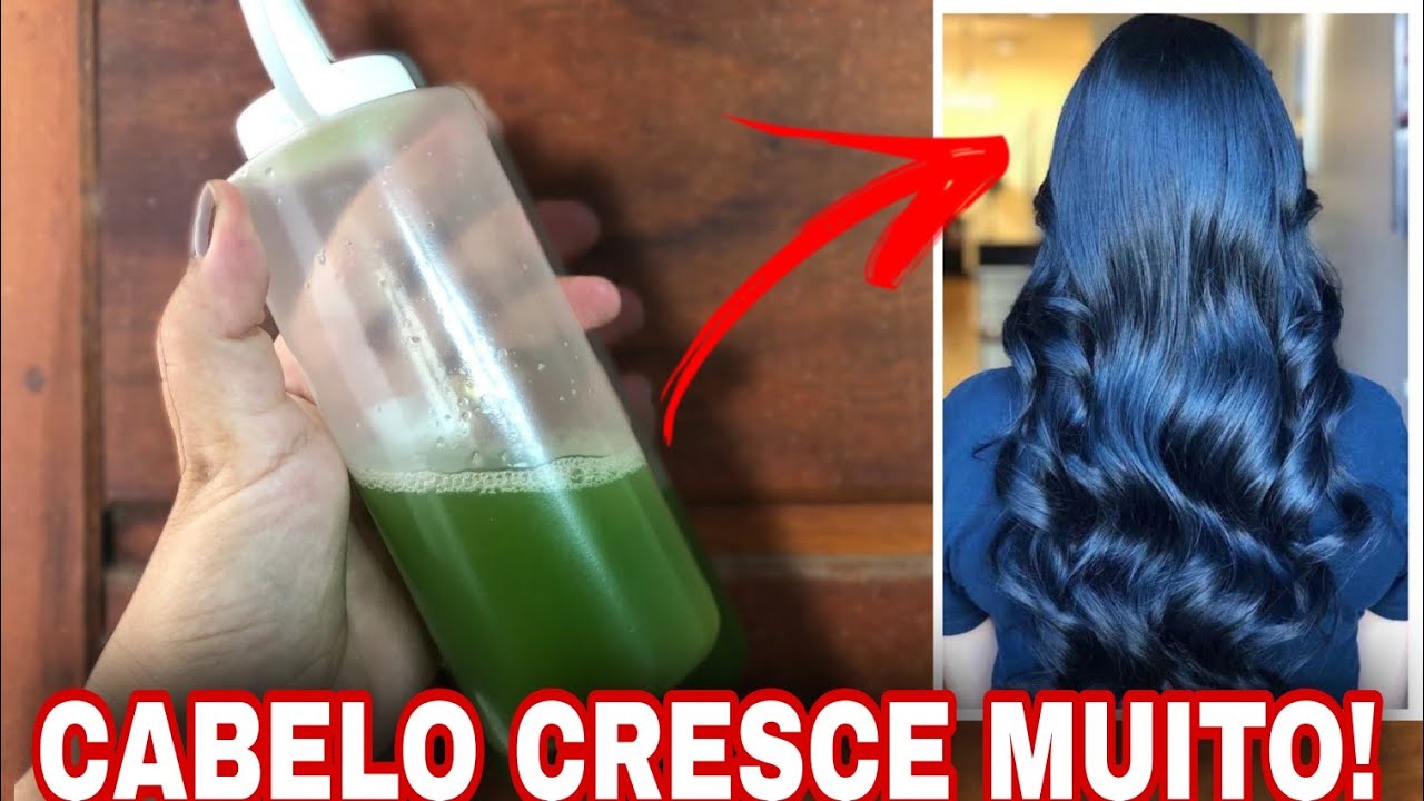 CABELO CRESCE EM 30 DIAS RÁPIDO DEMAIS! RECEITA NATURAL - YouTube