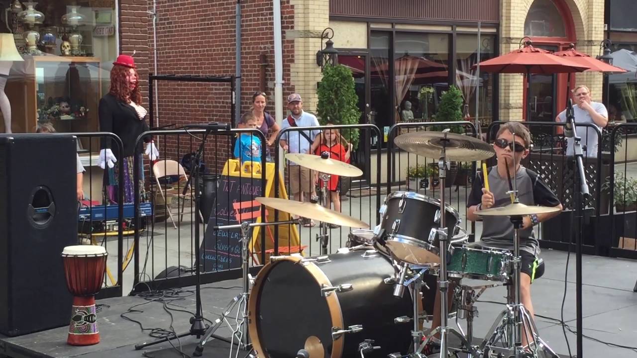 8 year old Dylan Asher Drum Solo 2016 - YouTube