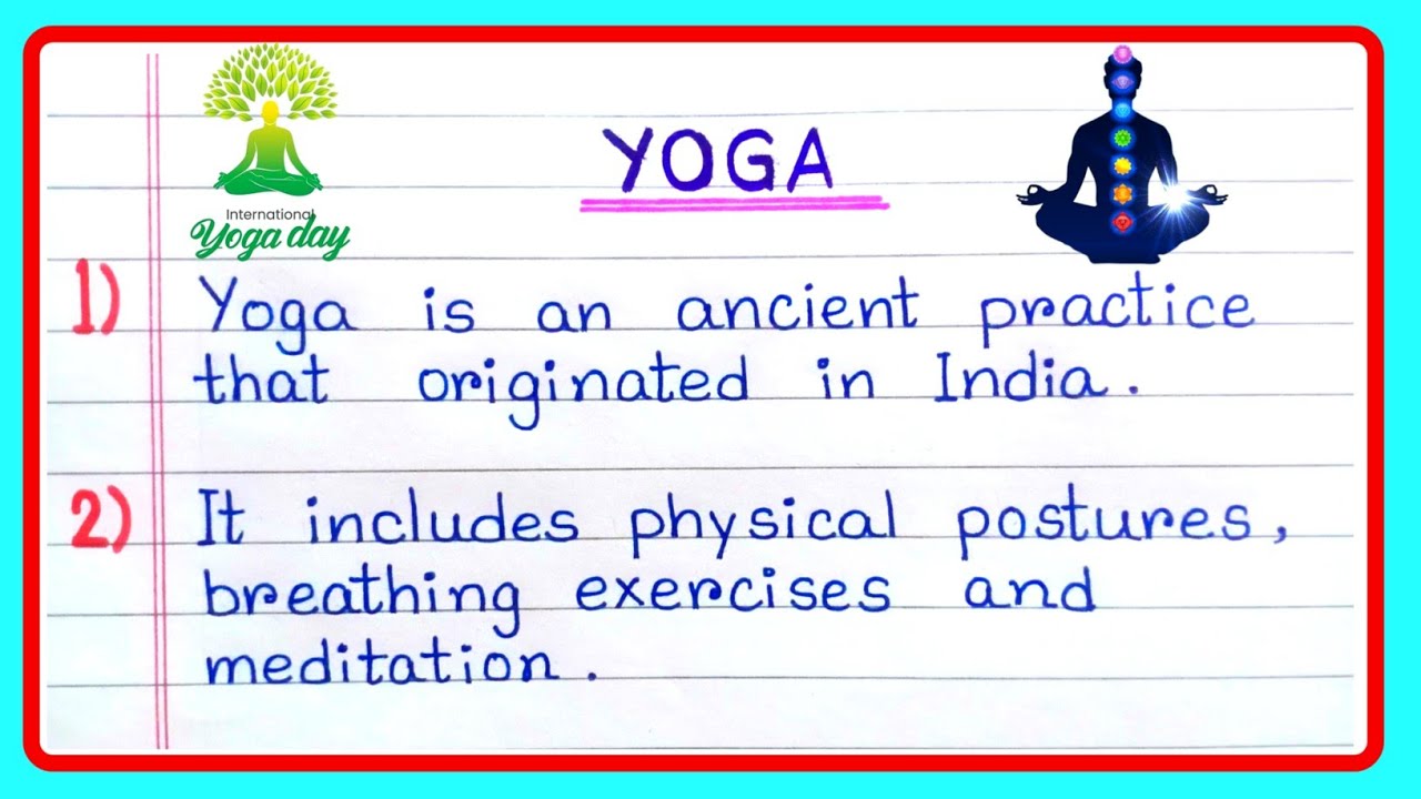 10 Lines On Importance of Yoga | Essay on Yoga | 10 Lines Essay On ...