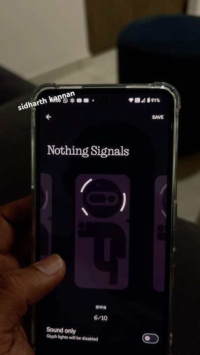 Nothing 3a updated glyph lighting #nothing3a #nothing #glyph #cmfphone ...