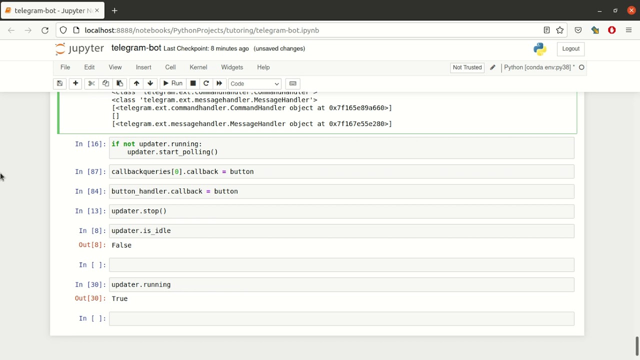 telegram bot 2 - Handlers order - getUpdates - YouTube