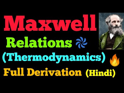 maxwell relations thermodynamics (derivation) - YouTube