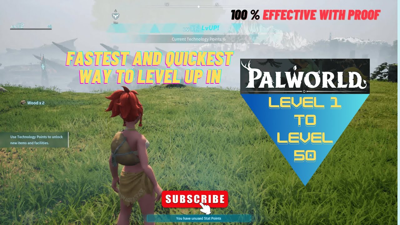 HOW TO LEVEL UP IN PALWORLD FASTEST AND QUICKEST WAY ! 100% EFFECTIVE # ...