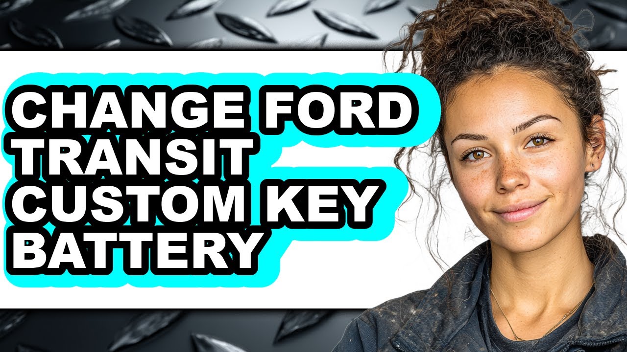 How To Change Ford Transit Custom Key Battery (Only Way) - YouTube